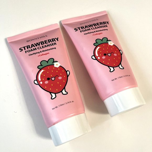 Bonny Hill | Skincare | New Lot 2x Korean Bonnyhill Strawberry Foam ...